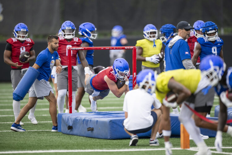 KU getting creative at tight end - KU Sports